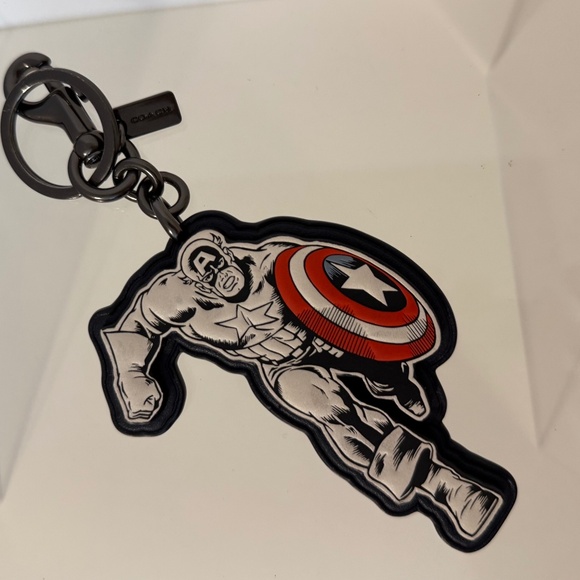 Coach | Accessories | Coach X Marvel Captain America Bag Charm | Poshmark